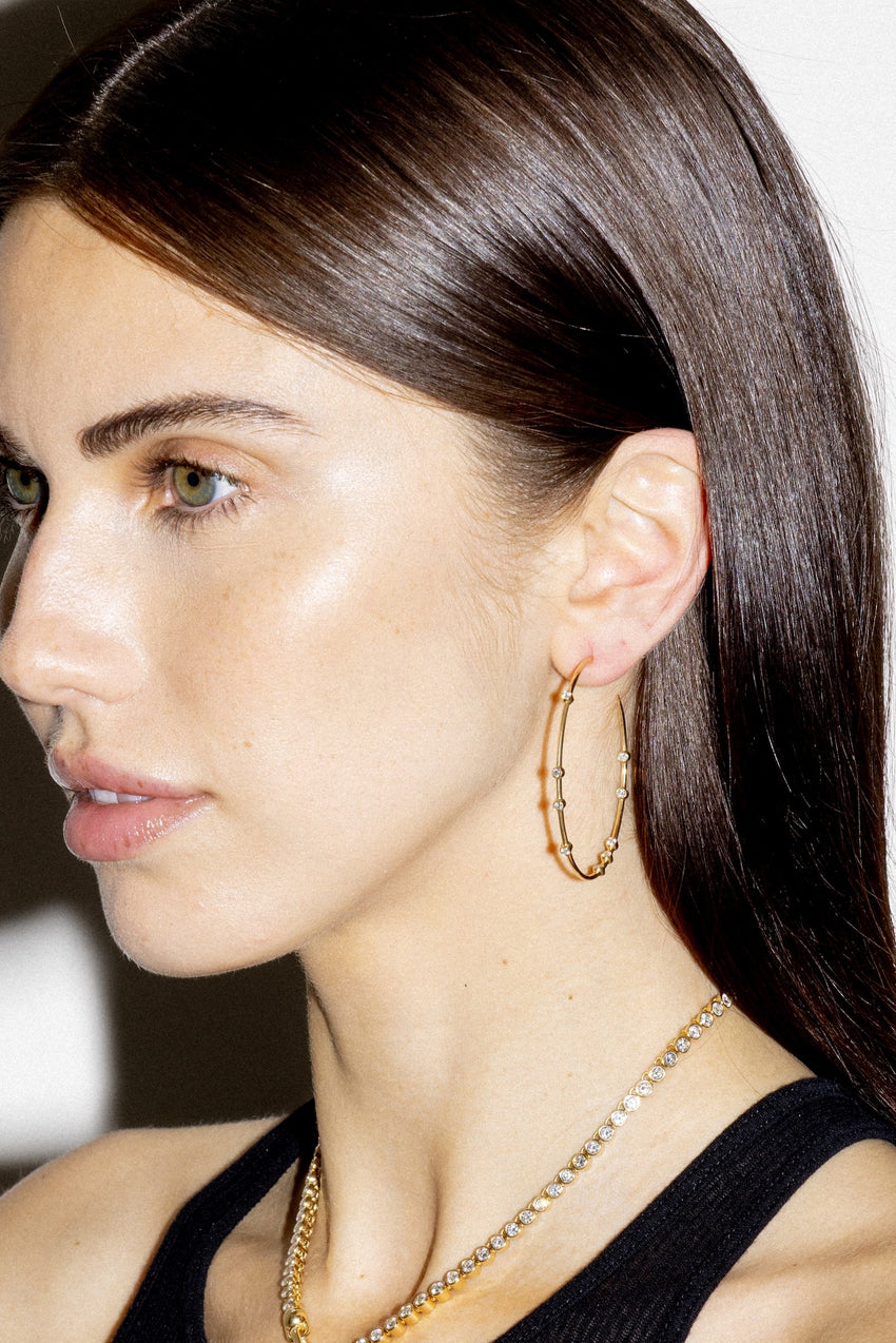 Diamond & Gold Earrings | Uniform Object | Uniform Object